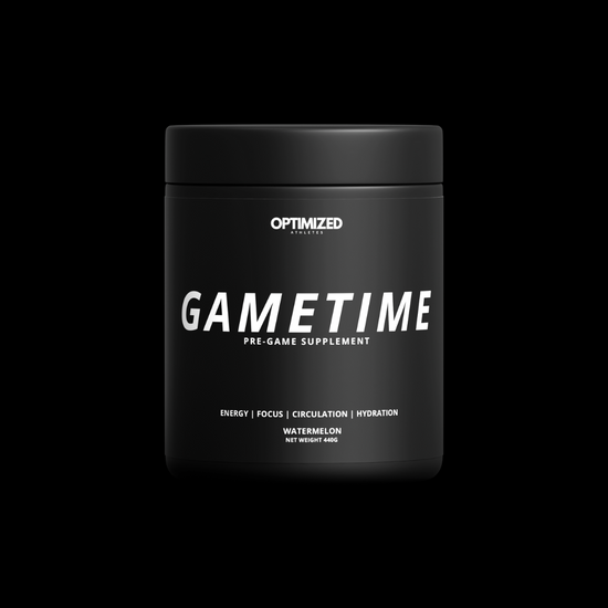 Gametime- Pre game supplement – Optimized Athletes
